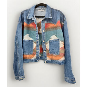Miss Sparkling | Jackets & Coats | Miss Sparkling Southwestern Denim ...